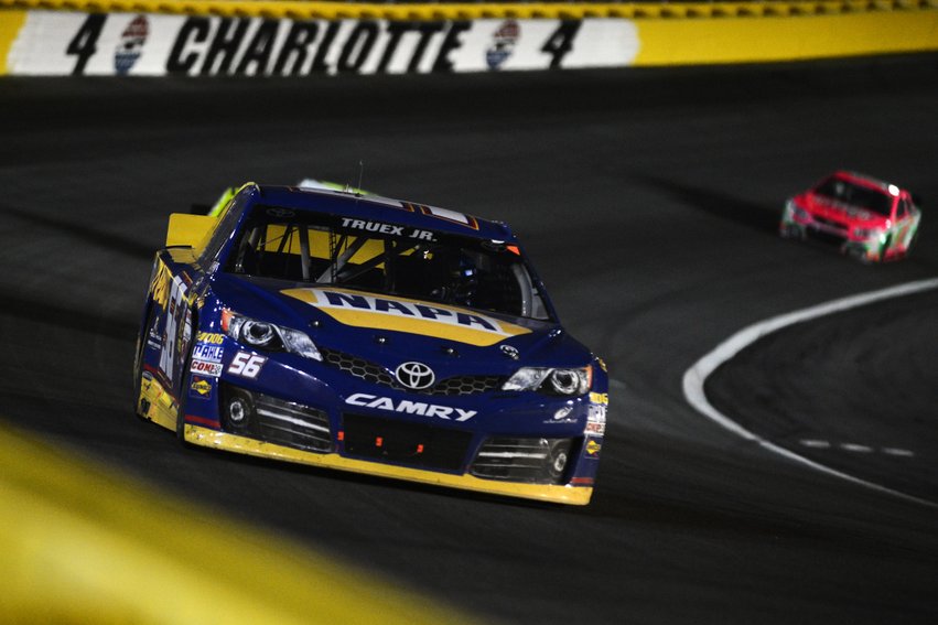 No. 56 NASCAR Driver Martin Truex Jr. Perseveres after Contact at ...