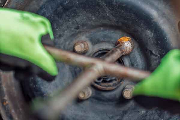 How to Remove a Rounded Lug Nut
